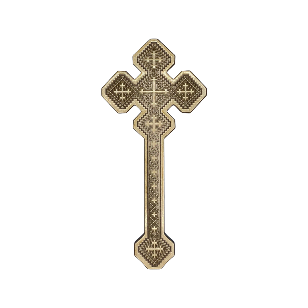 10" Coptic Hand Held Cross [Bishop size] – CopticWoodWork